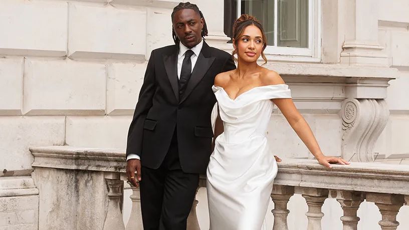 Eberechi Eze has 'hat-trick of weddings' as Crystal Palace star ties knot with Naima Corbin in ...